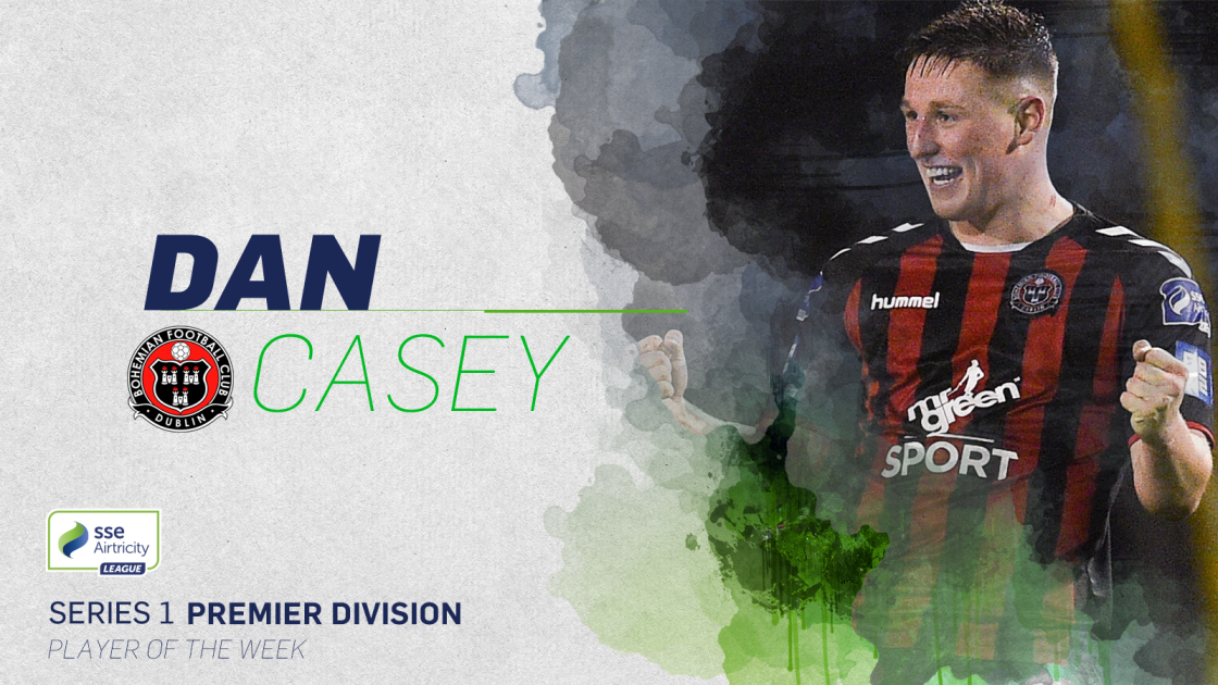 Bohs defender named Player of the Week for Series 1