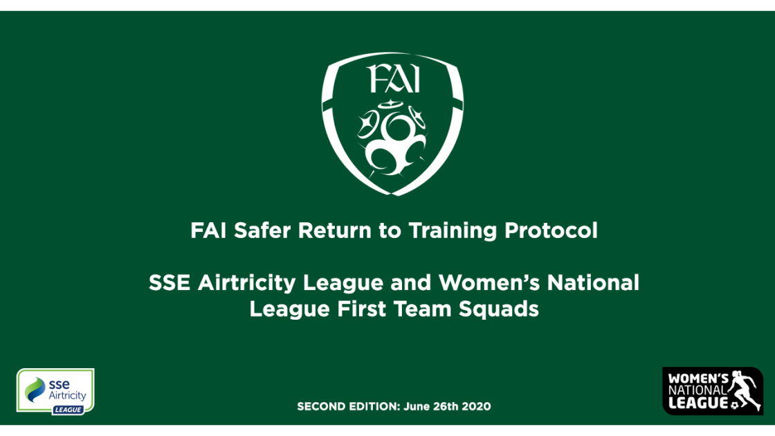Safer Return to Football protocol document updated for LOI clubs